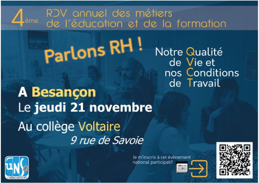 Compte Rendu audience rectrice - RDV Annuel des Métiers 2024 - Bonnes Vacances - Infos SE-Unsa Doubs